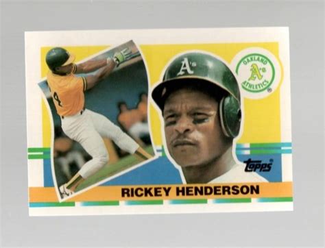 1990 Topps Big 292 Rickey Henderson For Sale Online Ebay