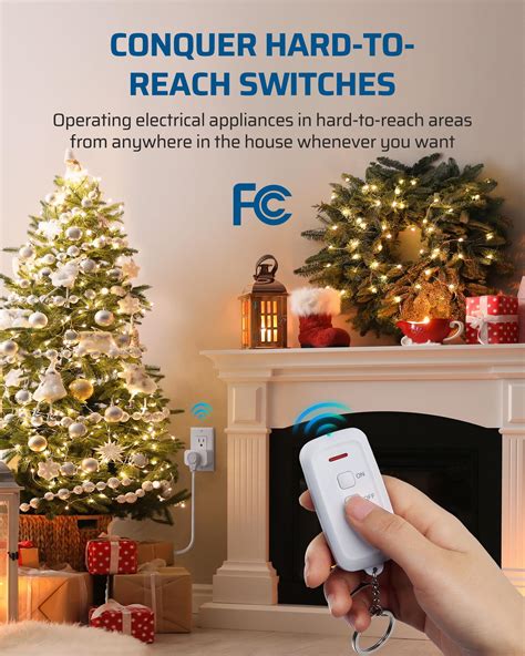 Indoor Remote Control Outlet Wireless Remote Light