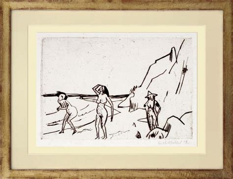 Erich Heckel Women On The Beach