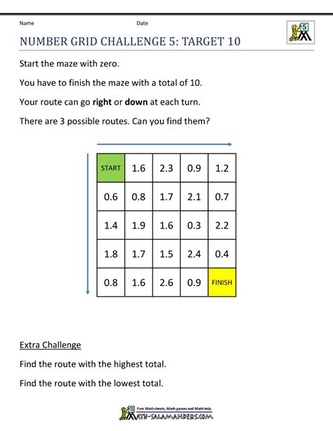 5th Grade Math Puzzles