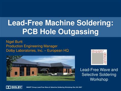 Ppt Lead Free Machine Soldering Pcb Hole Outgassing Powerpoint
