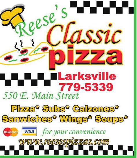 Reeses Classic Pizza 1 Larksville Pa