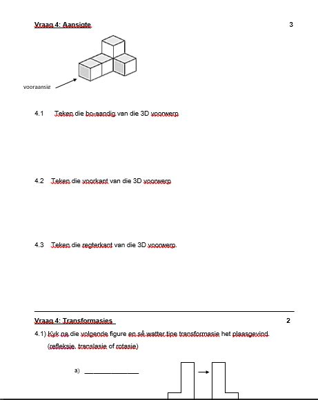 Graad 5 Vraestel 2 Wiskunde Kwartaal 4 Juffrou 911