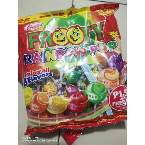 Columbia Candies Frooty Rainbow Pop Lollipop Shopee Philippines