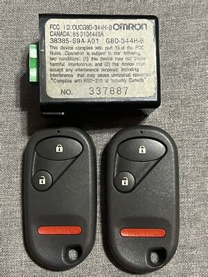 Honda Keyless Entry Module 2 Remote Paired Plug In Play Element