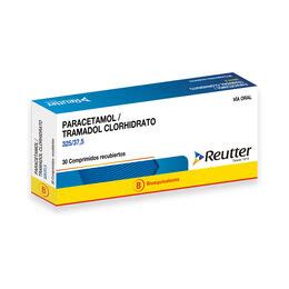 Paracetamol Tramadol 350375mg 30 Comprimidos Productos Salcobrand