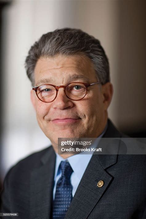 Democratic Us Senator For Minnesota Al Franken In His Capitol Hill