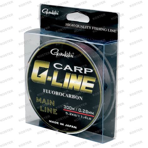 Gamakatsu G Line Carp Fluorocarbon Dark Brown