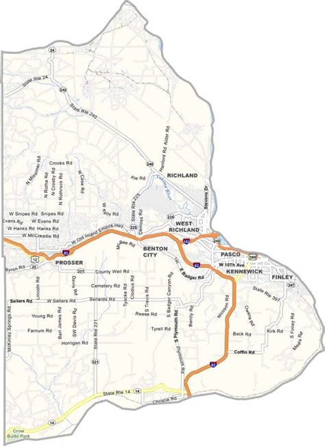 Pend Oreille County Map Washington Us County Maps