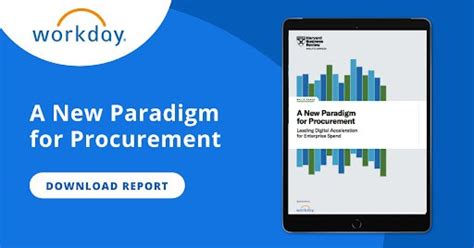 A New Paradigm For Procurement Workday Workday Strategic Sourcing