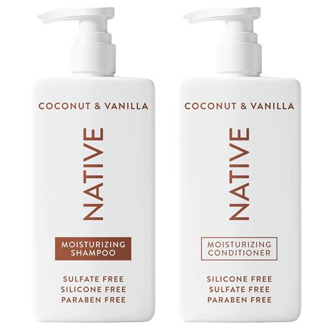Native Coconut And Vanilla Shampoo And Conditioner Contain
