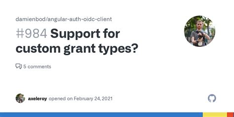 Support For Custom Grant Types Issue Damienbod Angular Auth Oidc Client Github
