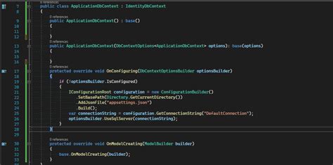Unable To Create An Object Of Type Applicationdbcontext For The