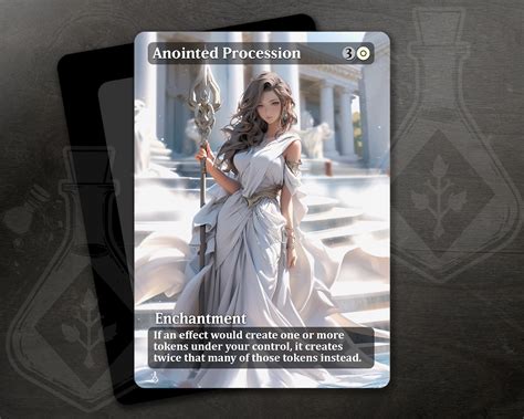 Anointed Procession Gorgeous Alternate Full Custom Art Beautiful Mage