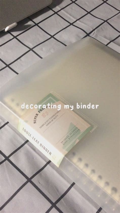Cute Ways To Decorate Your Binder