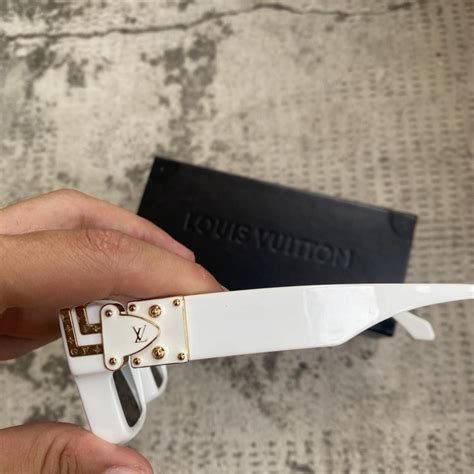 Louis Vuitton Millionaire Sunglasses White Depop