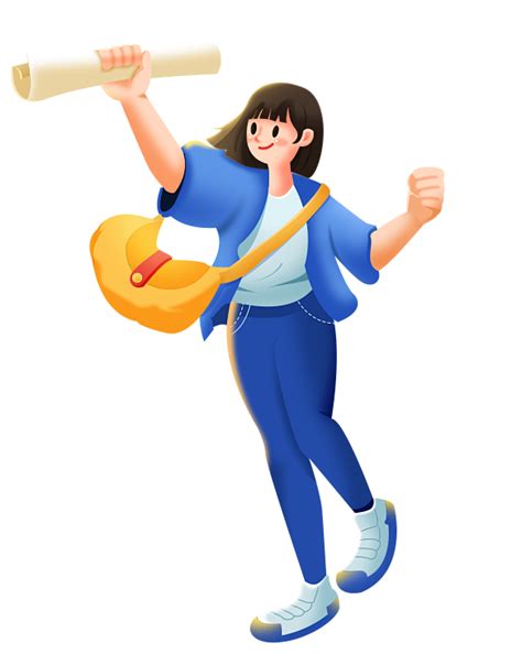 女孩 上课 纸 书包 上学