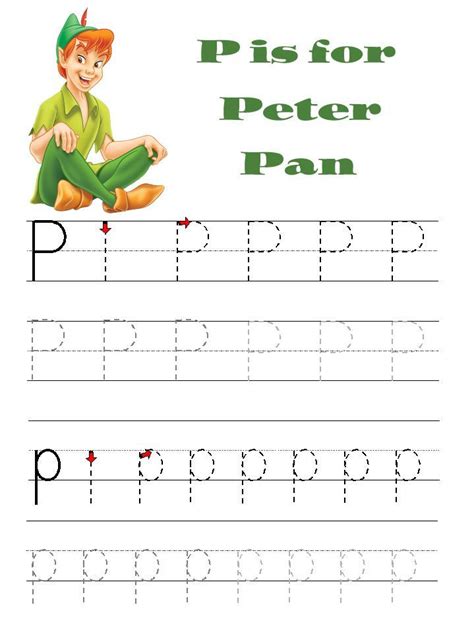 Disney Alphabet Tracing Pages Preschool Learning With Disney Characters