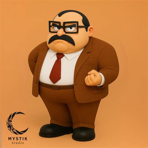 👾 El Señor Barriga Chavo Del 8 3d Animated Figure・ Stl File For 3d