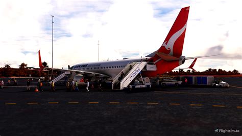Qantas Vh Vzu Split Scimitar Winglets For Microsoft Flight Simulator Msfs