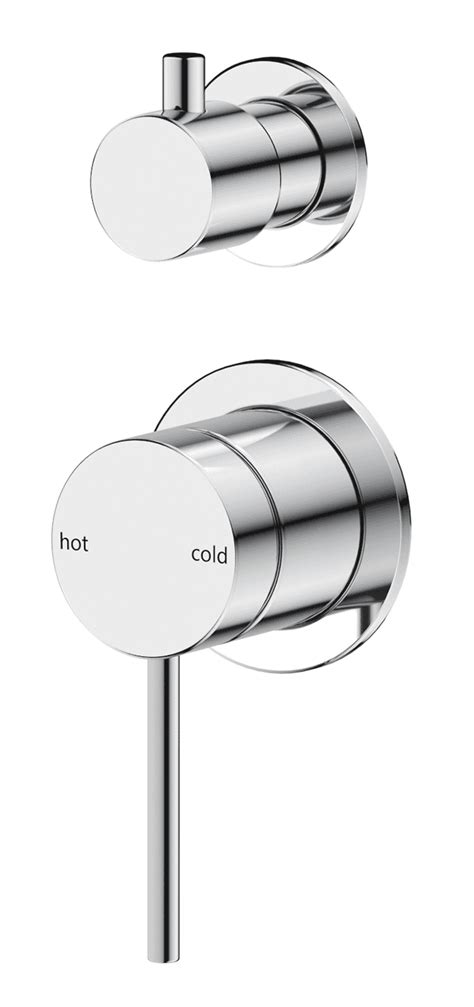 Mica Shower Mixer Diverter 2p Trim Kit Only Chrome Builders