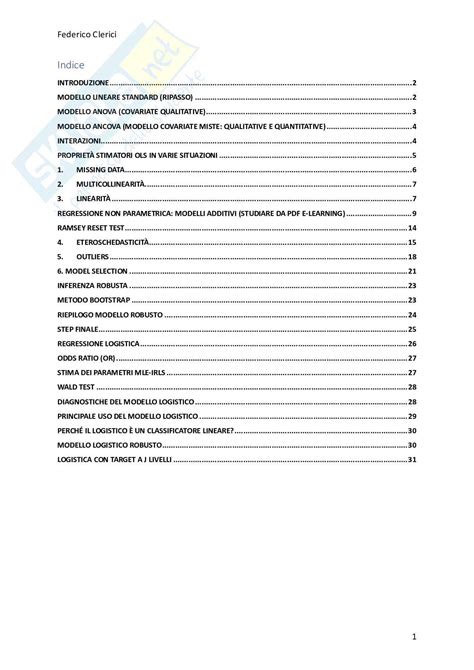 Appunti Completi Di Data Mining