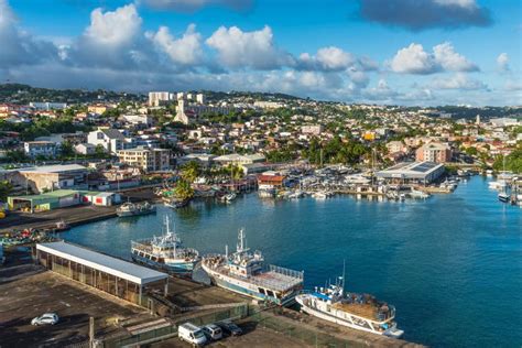 Cityscape Of Fort De France Martinique Island French Antilles Caribbean