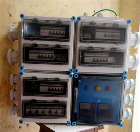 8 Way Single Door Industrial Socket Panel Board For Construction Side