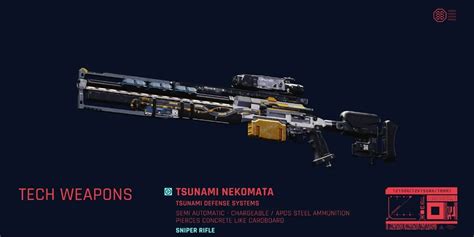 Cyberpunk 2077 All Unique Sniper Rifles Ranked