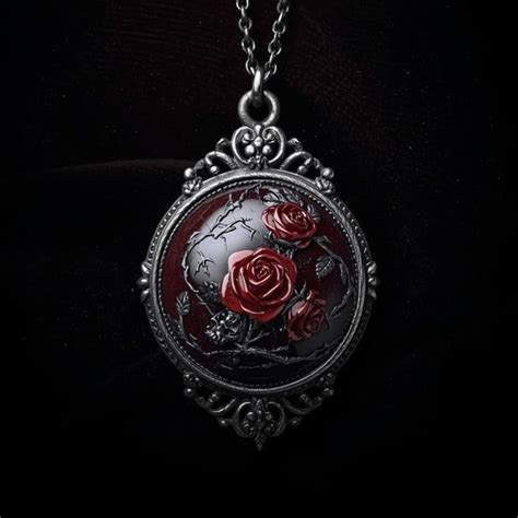 Free Spectral Gothic Amulet Image Pendant Haunted Victorian