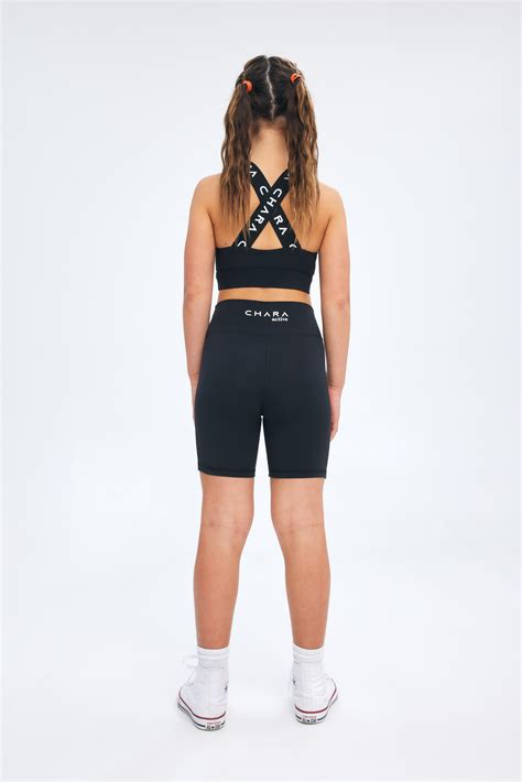 Chara Active Black Bike Shorts Chara Active