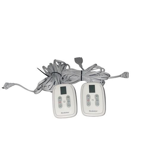 2 Brookstone Ll A16 10mq Electric Heated Blanket Controller Replacement 3 Prong For Sale Online