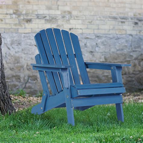 Highland Dunes Chaise Adirondack Pliante Surdimensionnée En Bois Pour L