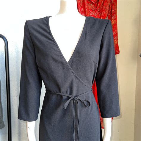 American Apparel Wrap Maxi Dress Worn Once Depop