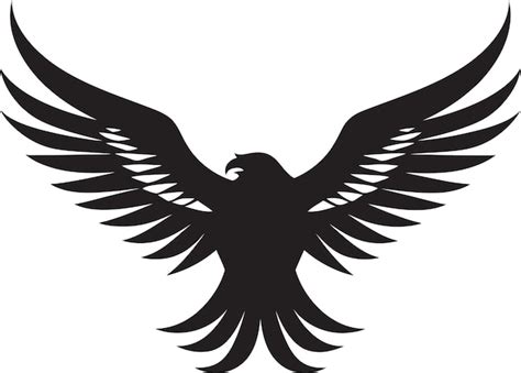 Premium Vector Black Hawk Predator Logo A Vector Logo For The