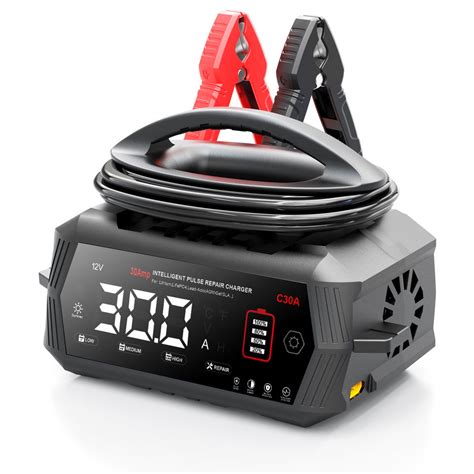 Auto Battery Charger 6v10a 12v30a 24v13a High Power Fast Car Battery