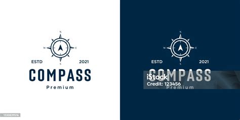 Compass Template Vector Designs Stock Illustration Download Image Now Navigational Compass