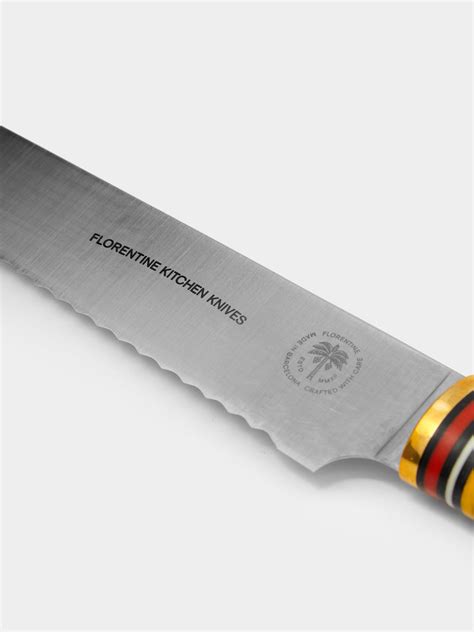 Multiple Florentine Four Bread Knife By Florentine Kitchen Knives Abask Uk