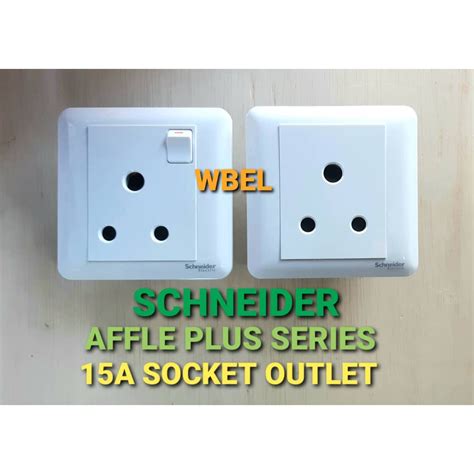 Schneider Affle Plus 15a Socket Outlets 15a Sso 15a Socket Only Shopee Malaysia