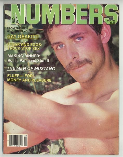 Numbers 1983 Rick Ross Mustang Productions 96pgs Vintage Gay Magazine
