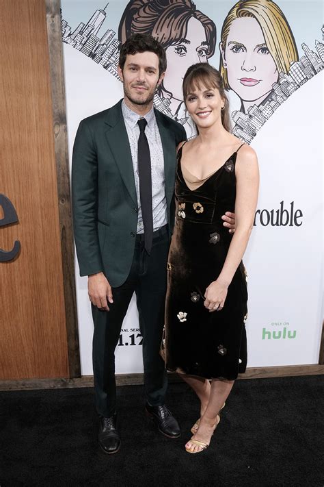 Leighton Meester Black Lace Dress