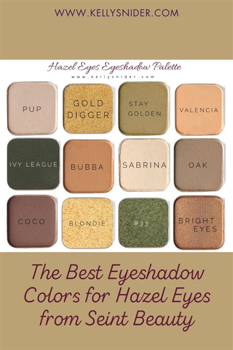 The Best Eyeshadow Colors For Hazel Eyes From Maskcara Kelly Snider