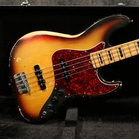 1973 Fender Jazz Bass Sunburst Andy Baxter Bass And Guitars
