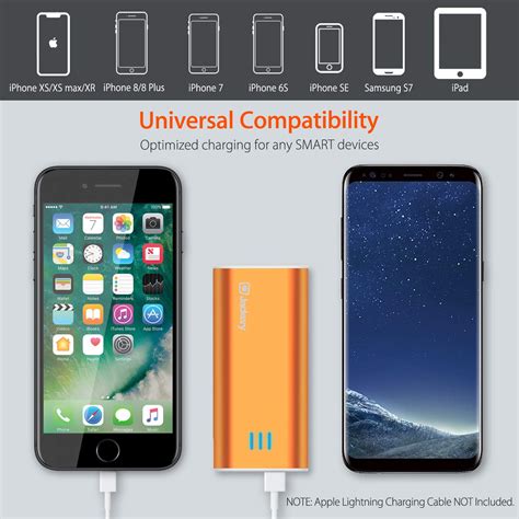 Jackery Portable Travel Charger Bar 6000mah Pocket Sized Ultra Compact