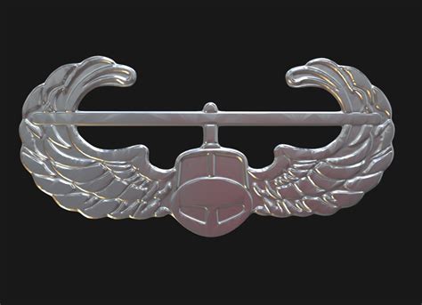 📛 Air Assault Badge・ Stl File For ・cults