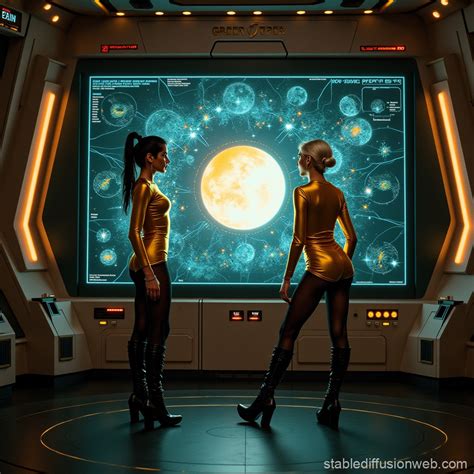 A Dynamic Star Chart Of Logical Pluralisms Glowing Behind Her Style Of