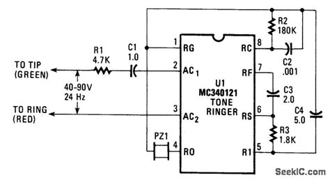 Extensionphoneringer Telephone Relatedcircuit Electrical