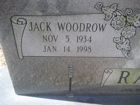 Jack Woodrow Raley 1934 1998 Find A Grave Memorial