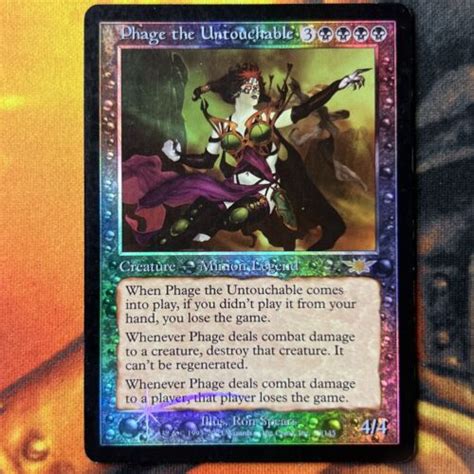 Phage The Untouchable Legions Foil Mtg Magic The Gathering Ebay