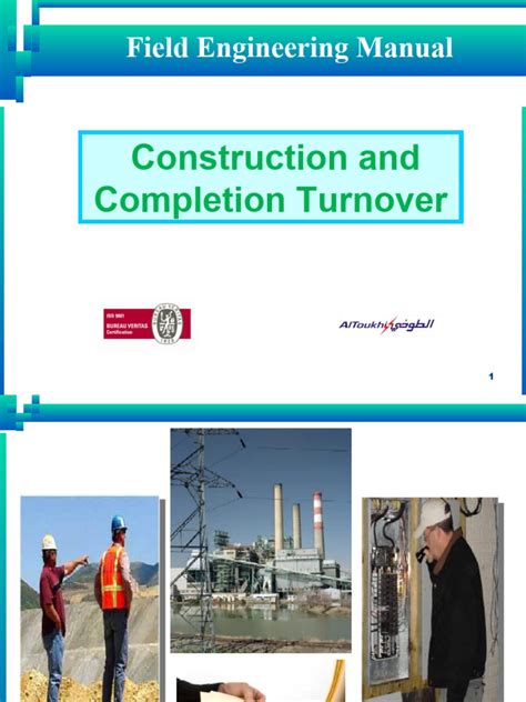 Construction Completion And Turnover Pdf